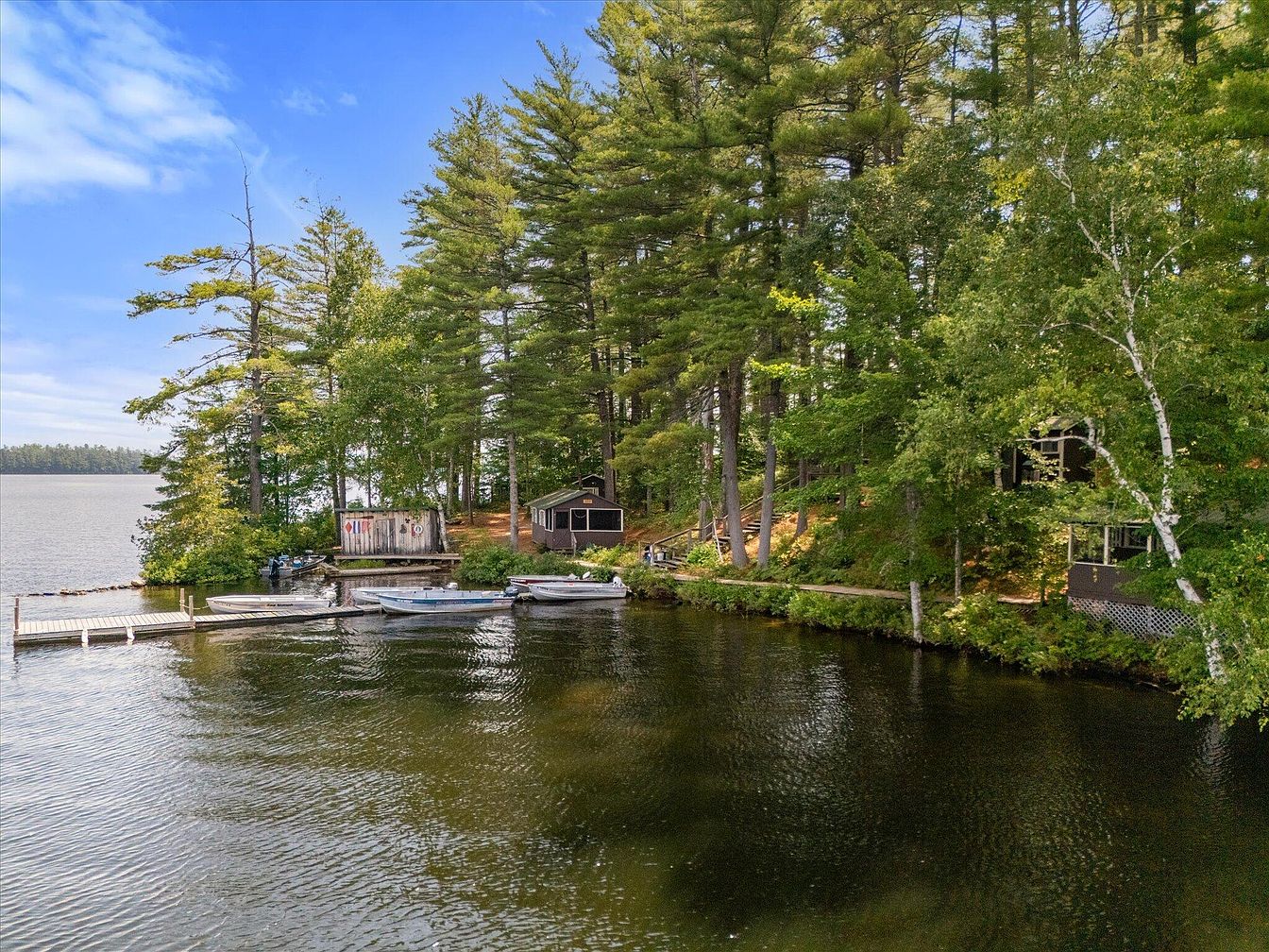 Storied 1920 Lakefront Sporting Camp in Howland, Maine Boasting 1,677 ...